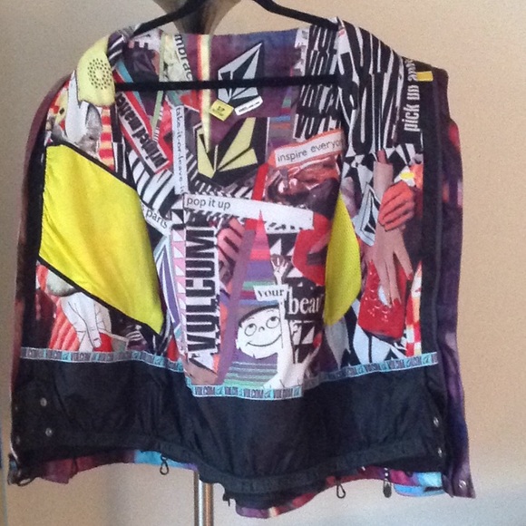 Volcom | Jackets & Coats | Volcom Nimbus Graphic Cartoon Jacket | Poshmark